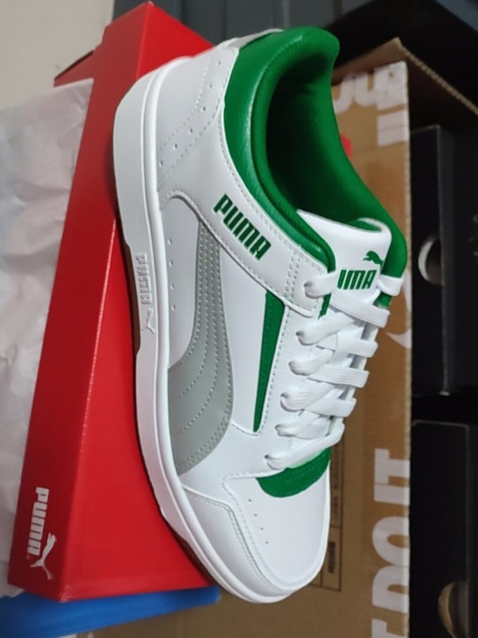 彪马运动板鞋怎么样 鞋子第一眼拿到实物，非常亮眼，..._什么值得买