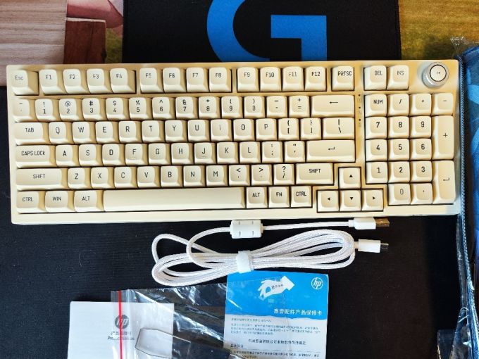 尝试机械键盘—惠普三模键盘K23-98_什么值得买