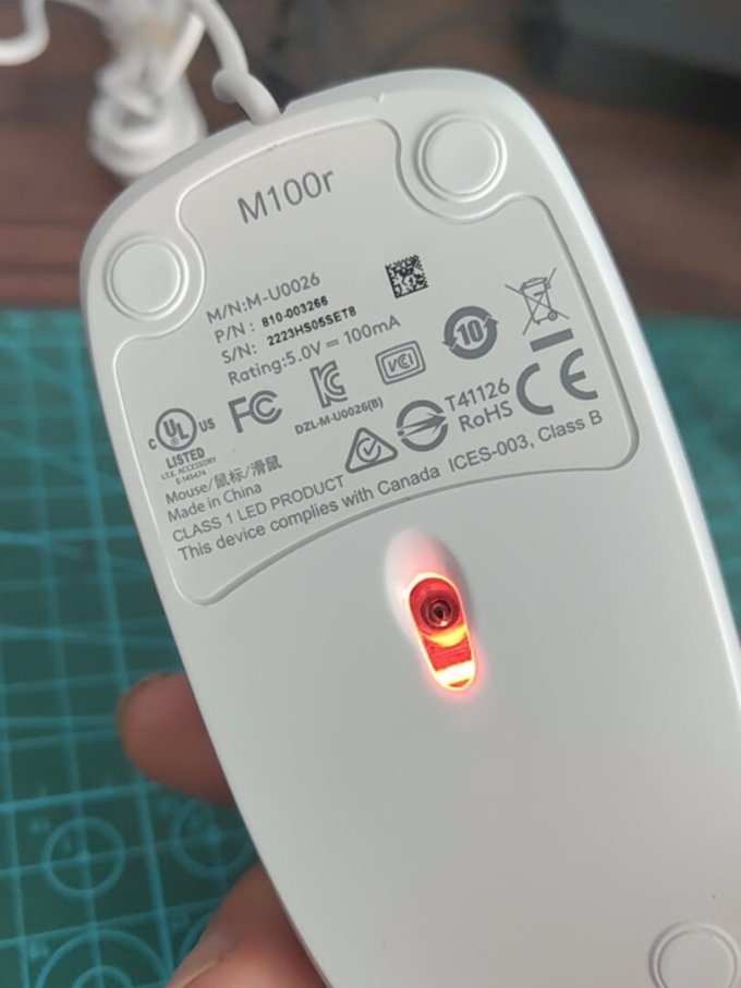 罗技M100r鼠标怎么样 _什么值得买