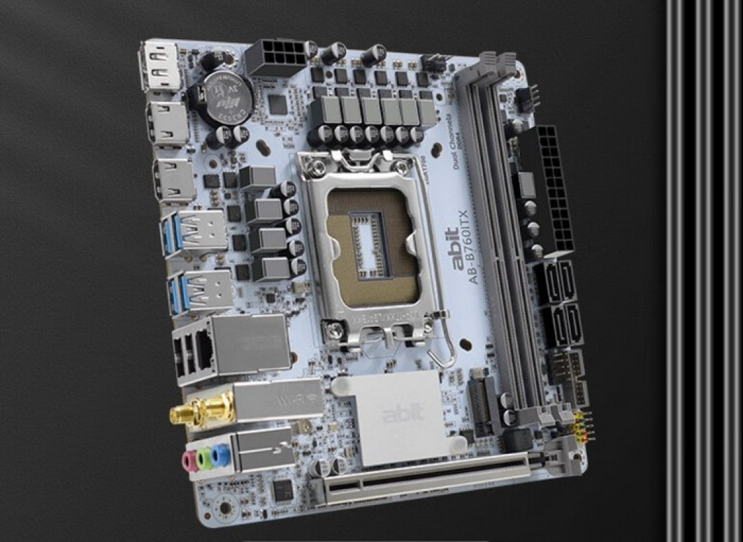 高性价比B760小板：升技推出 AB-B760ITX（春雪）迷你主板，带无线、支持PCIe 4.0 M.2低至399元_主板_什么值得买
