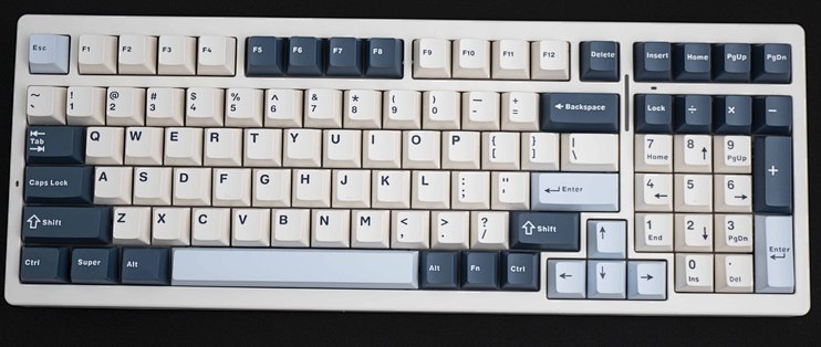 开箱卷王键盘：VGN S99远山蓝，内附拆解 _键帽_什么值得买