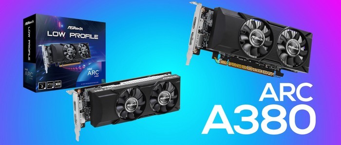 华擎发布 A380 LP 6G 半高刀卡，无外接供电、DP 2.0、支持智能启停_显卡_什么值得买