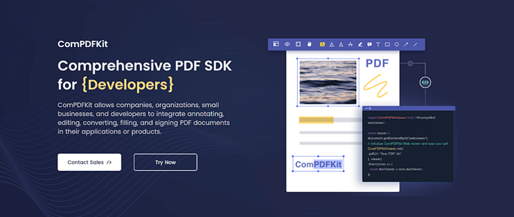ComPDFKit - 专业的PDF文档处理SDK_办公软件_什么值得买