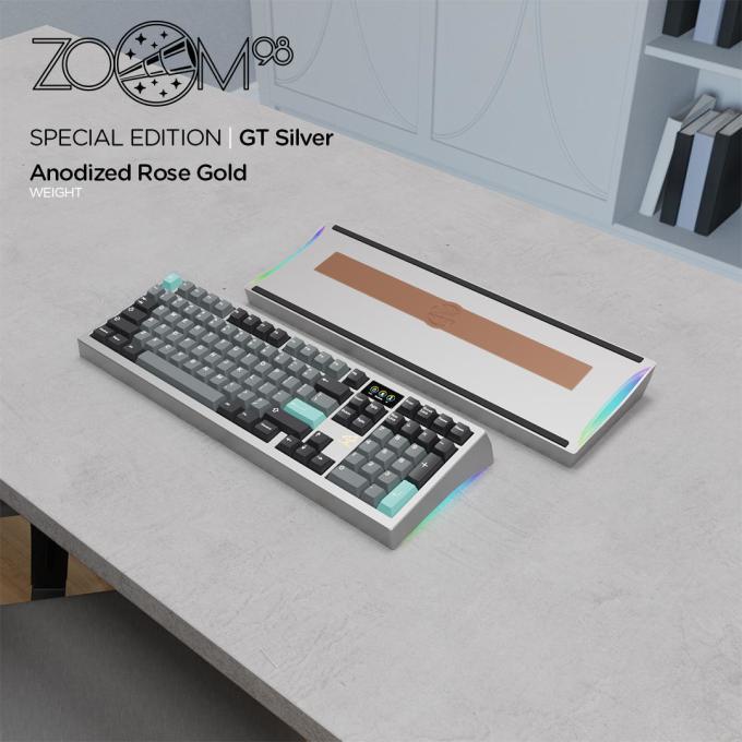 一把新键盘，丰富多彩的MELETRIX ZOOM98三模屏幕版！_什么值得买