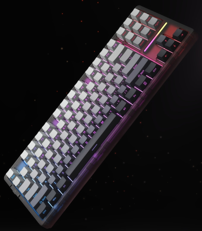 VGN V87新加一配色，侧刻微光系列！_什么值得买