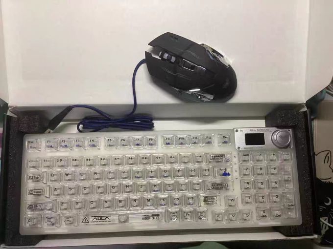 狼蛛键盘怎么样 狼蛛F98pro透明机械键盘，简直太赞了！_什么值得买