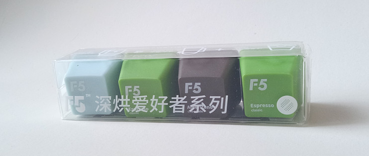 好创意也藏在“键帽”里----F5 超即溶冷萃冻干咖啡 深烘爱好者系列_咖啡粉_什么值得买