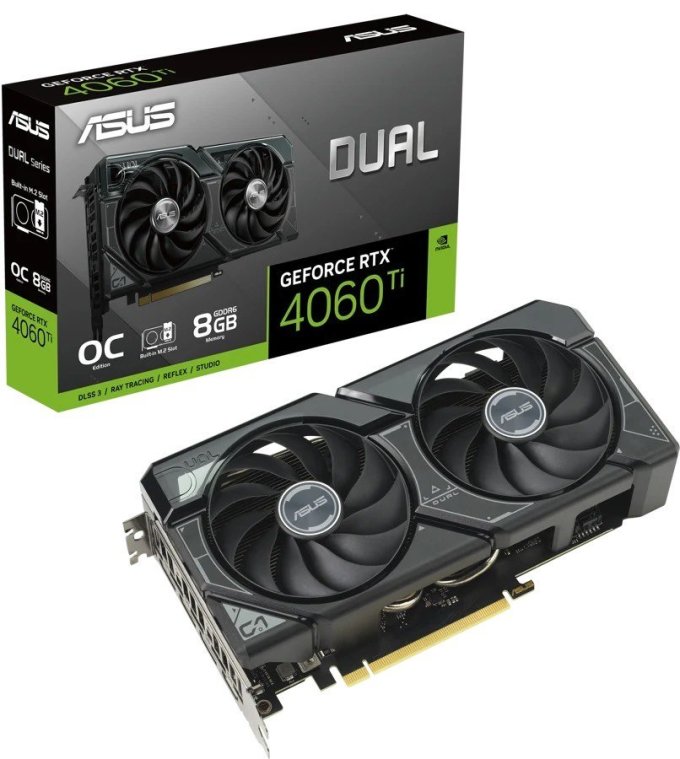 华硕DUAL GeForce RTX4060TI-O8G显卡怎么样 终于上市！华硕新款4060Ti显卡背后还能装M2接口SSD_什么值得买