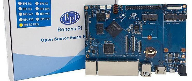 香蕉派 BPI-R2 Pro开源路由器开发板采用瑞芯微(Rockchip) RK3568芯片方案设计_路由器_什么值得买