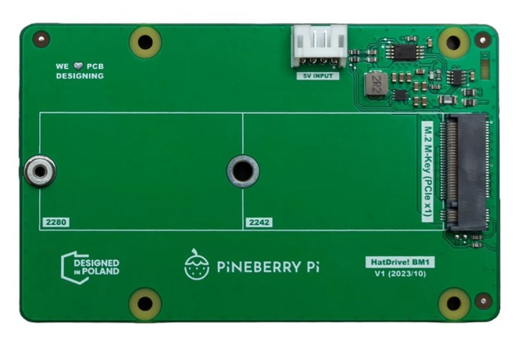 为新一代树莓派5：菠萝派 Pineberry Pi 发布树莓派专用 M.2 SSD 扩展卡_固态硬盘_什么值得买