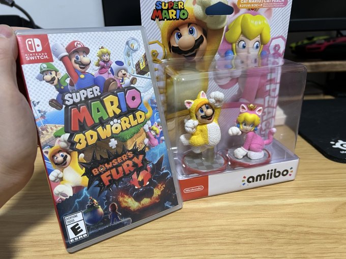 信马由缰地浪起来，狸猫版马里奥amiibo_什么值得买