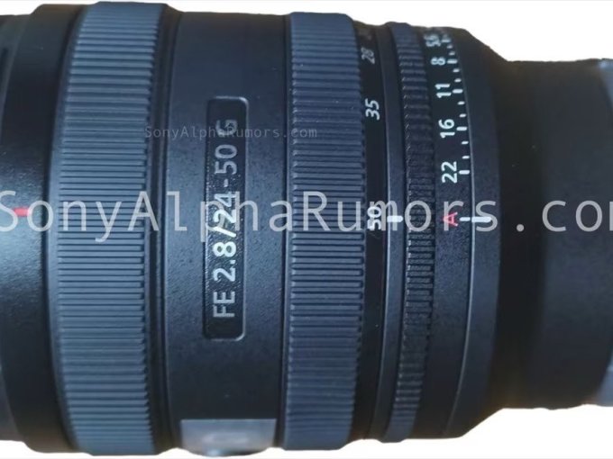 索尼镜头怎么样 索尼24-50mm F2.8 G谍照曝光，没错只有G！_什么值得买