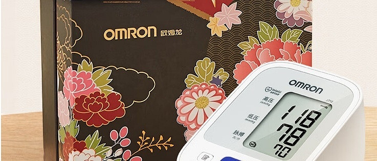 欧姆龙（OMRON）电子血压计J710 礼盒装：健康礼品，带爱回家_上臂式血压计_什么值得买