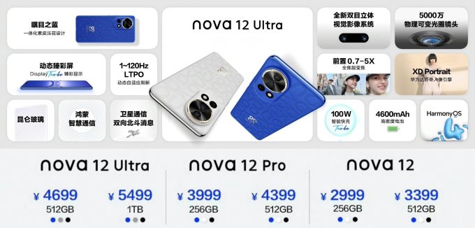 华为Nova12系列发布_什么值得买