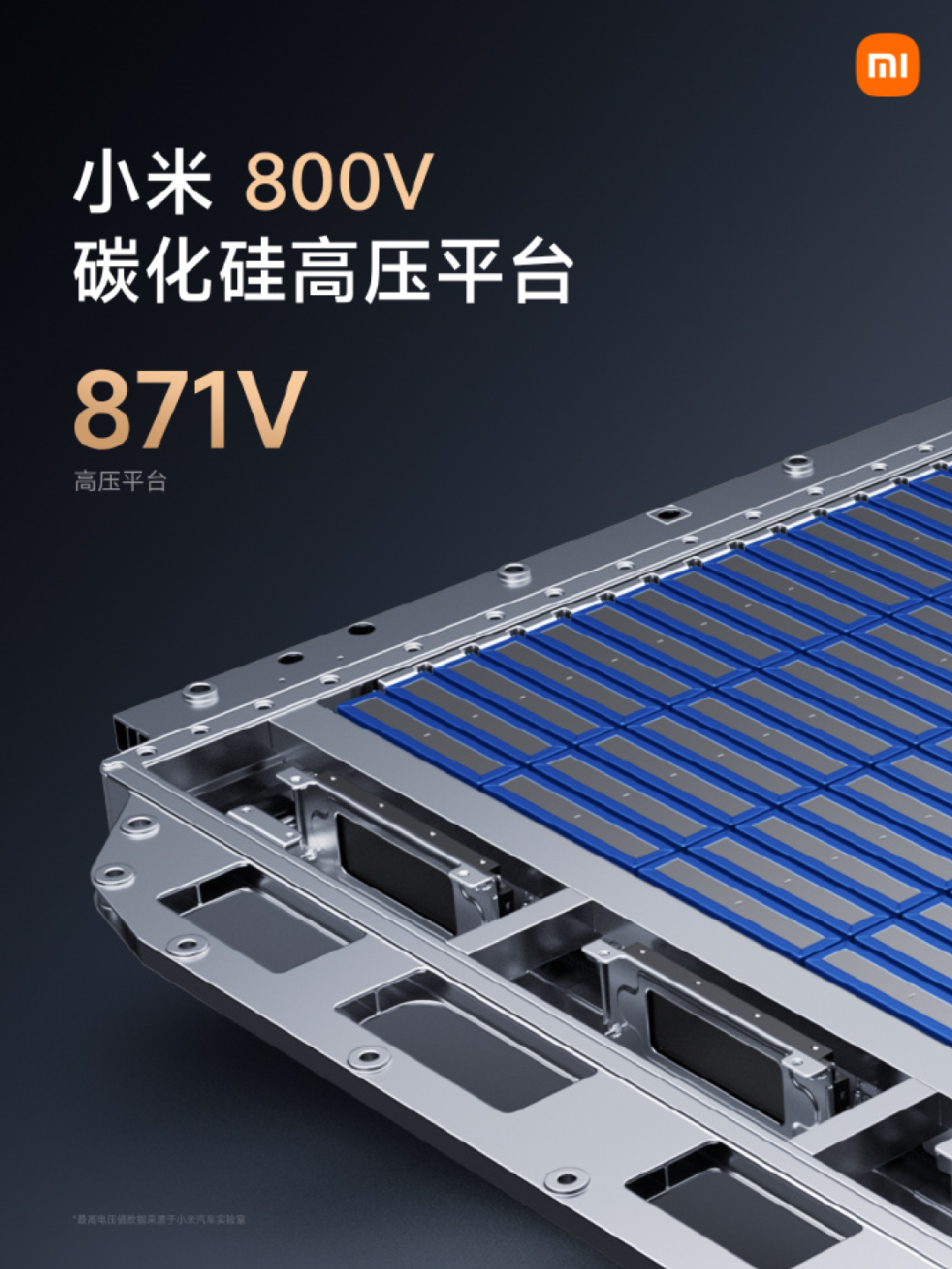 小米发布 800V 碳化硅高压平台：最高电压 871V，电池续航可超 1000km_新能源车_什么值得买