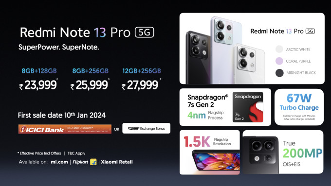 Redmi Note 13 系列 海外发布_什么值得买