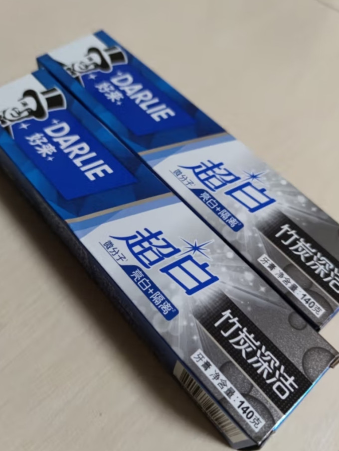 好来牙膏怎么样好用吗 DARLIE好来超白竹炭牙膏，清新口气，亮白牙齿！_什么值得买