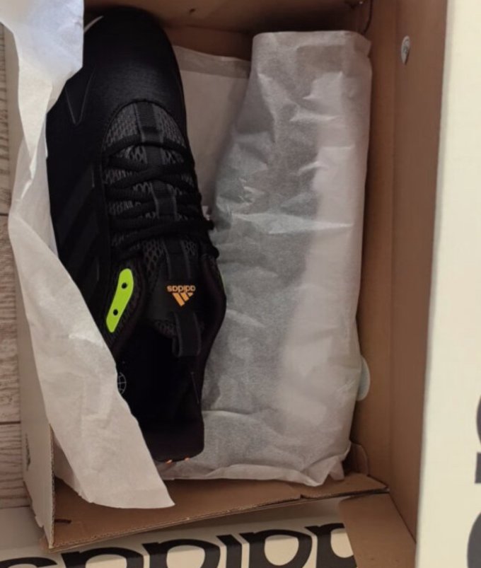 阿迪达斯跑鞋怎么样 adidas阿迪达斯官方轻运动ALPHAEDGE +男子休闲跑步鞋IF7298 黑色/蓝色 44(270mm)_什么值得买