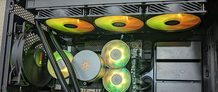 Silverstone银昕 IceMyst360和240水冷评测: 独特可堆叠式的水冷头风扇，相同安静噪音下，散热效能第一_散热器_什么值得买