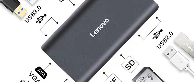 10+1，很够用！联想LX0801扩展坞，轻薄本居家办公神器_接口转换器_什么值得买