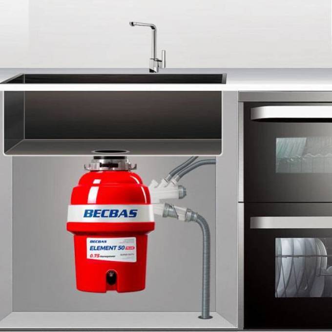 贝克巴斯ELEMENT50 PLUS垃圾处理器怎么样 贝克巴斯 BECBAS Element50PLUS 家用垃圾处理器 厨余粉碎机 可接洗碗机_什么值得买