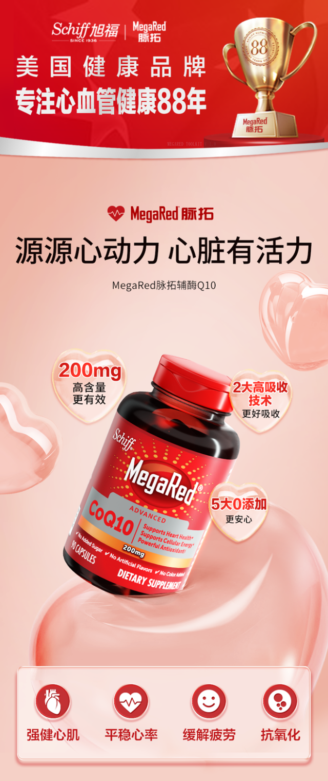 【众测笔记】脉拓MegaRed辅酶Q10 90粒_消费众测_什么值得买