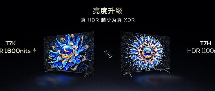 618闭眼入--真XDR Mini LED电视T7K跨物种式全面升级！_电视_什么值得买