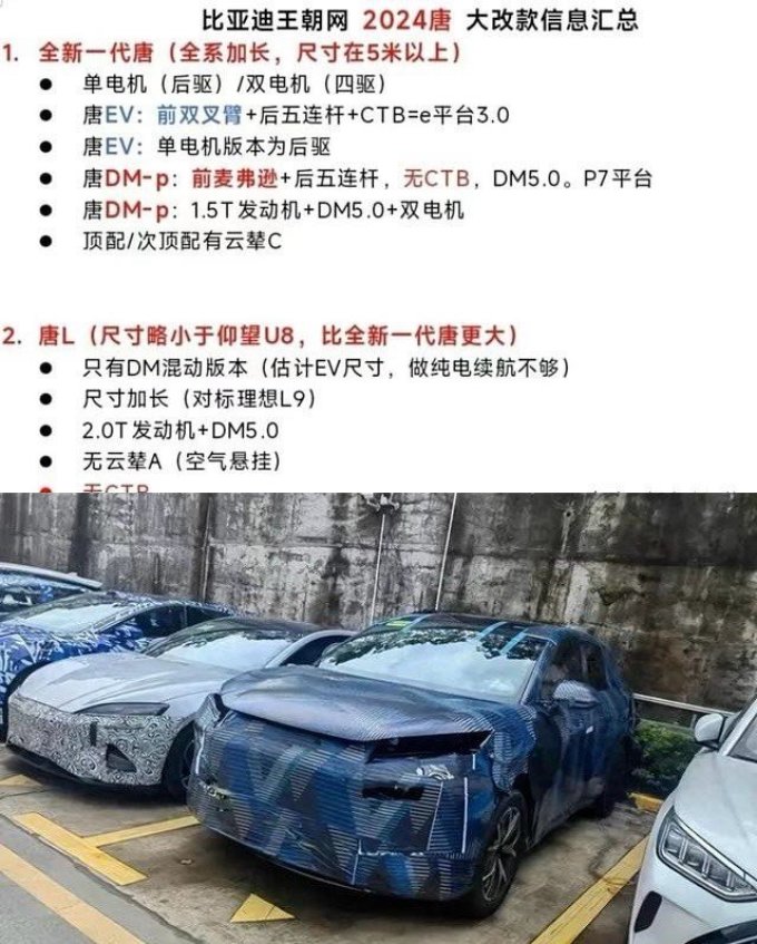 比亚迪新能源车怎么样 比亚迪唐系列将迎来大改款，dmi5.0时代到来_什么值得买