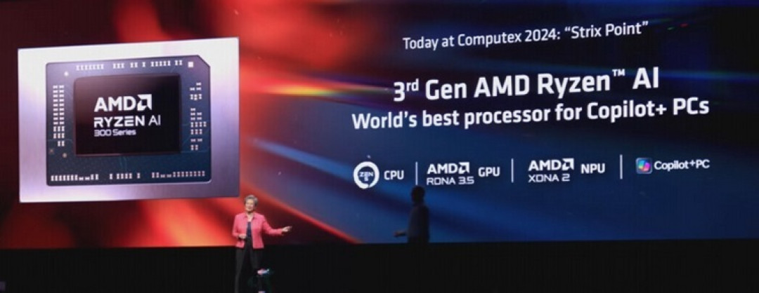 电脑展丨AMD 发布第三代 Ryzen AI 300 系列处理器、最高12核心/24线程，全新架构、主打AI_CPU_什么值得买