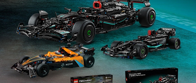 梅赛德斯-AMG赛车模型，点燃孩子的机械梦想_拼插积木_什么值得买