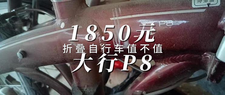 1850这战斗成色的大行p8折叠自行车值不值啊？_骑行运动_什么值得买