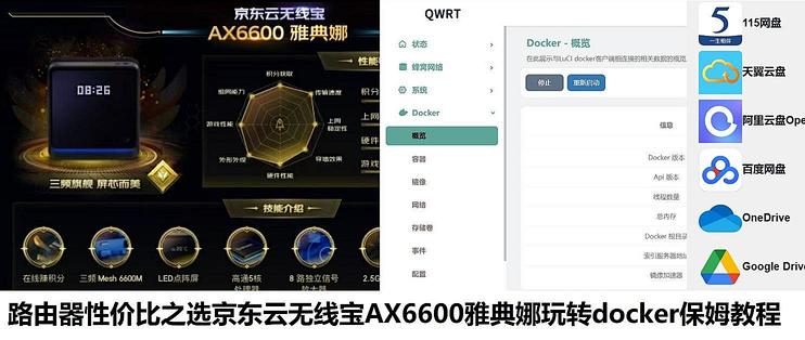 路由器性价比之选京东云无线宝AX6600雅典娜玩转docker应用保姆教程_路由器_什么值得买