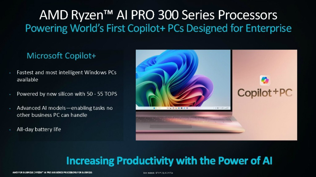 AMD 发布 Ryzen AI PRO 300 系列处理器，核心增加、算力/GPU增强_CPU_什么值得买