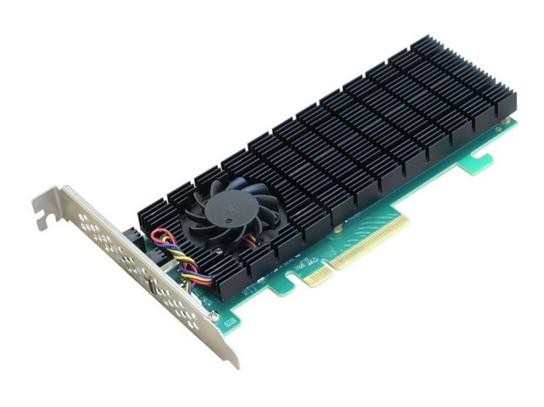 HighPoint 发布 SSD6202A NVMe M.2 SSD RAID 扩展卡_接口转换器_什么值得买
