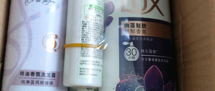 力士（LUX)桃花香套装 洗发水750g+沐浴露1000g +旅行装100gX2_洗护套装_什么值得买