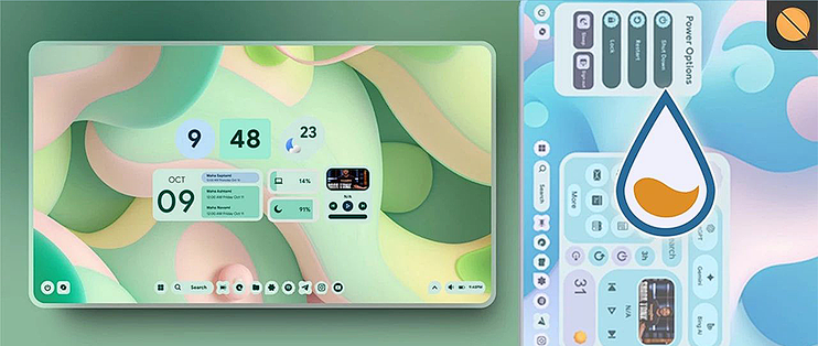 电脑桌面主题，MD3-Windows软件体验_手机软件_什么值得买