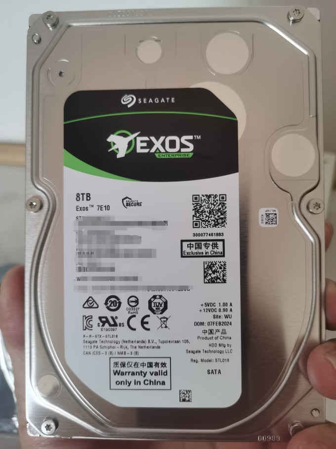 希捷ST8000NM017B机械硬盘怎么样 1299买了块希捷银河7E10，8T空气盘_什么值得买