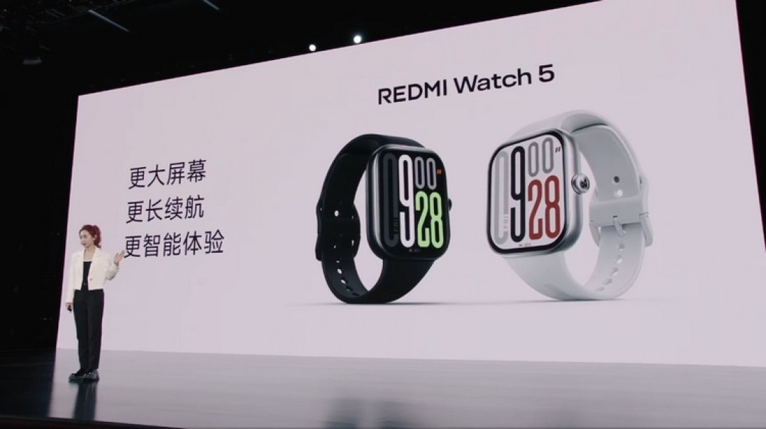 REDMI 还发布 Watch 5 系列智能手表，大屏、长续航、还提供 eSIM 版本599元起_智能手表_什么值得买
