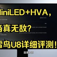 MiniLED+HVA，当真无敌？雷鸟U8详细评测！_什么值得买