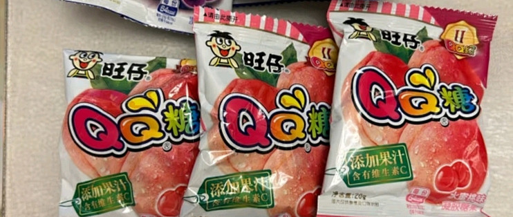 旺旺 旺仔QQ糖 橡皮糖 果汁果味软糖 综合口味 200g_糖果巧克力_什么值得买