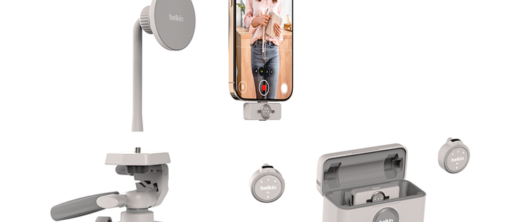 CES丨贝尔金 Stage Creator 内容创作套装和 PowerGrip 移动电源_移动电源_什么值得买